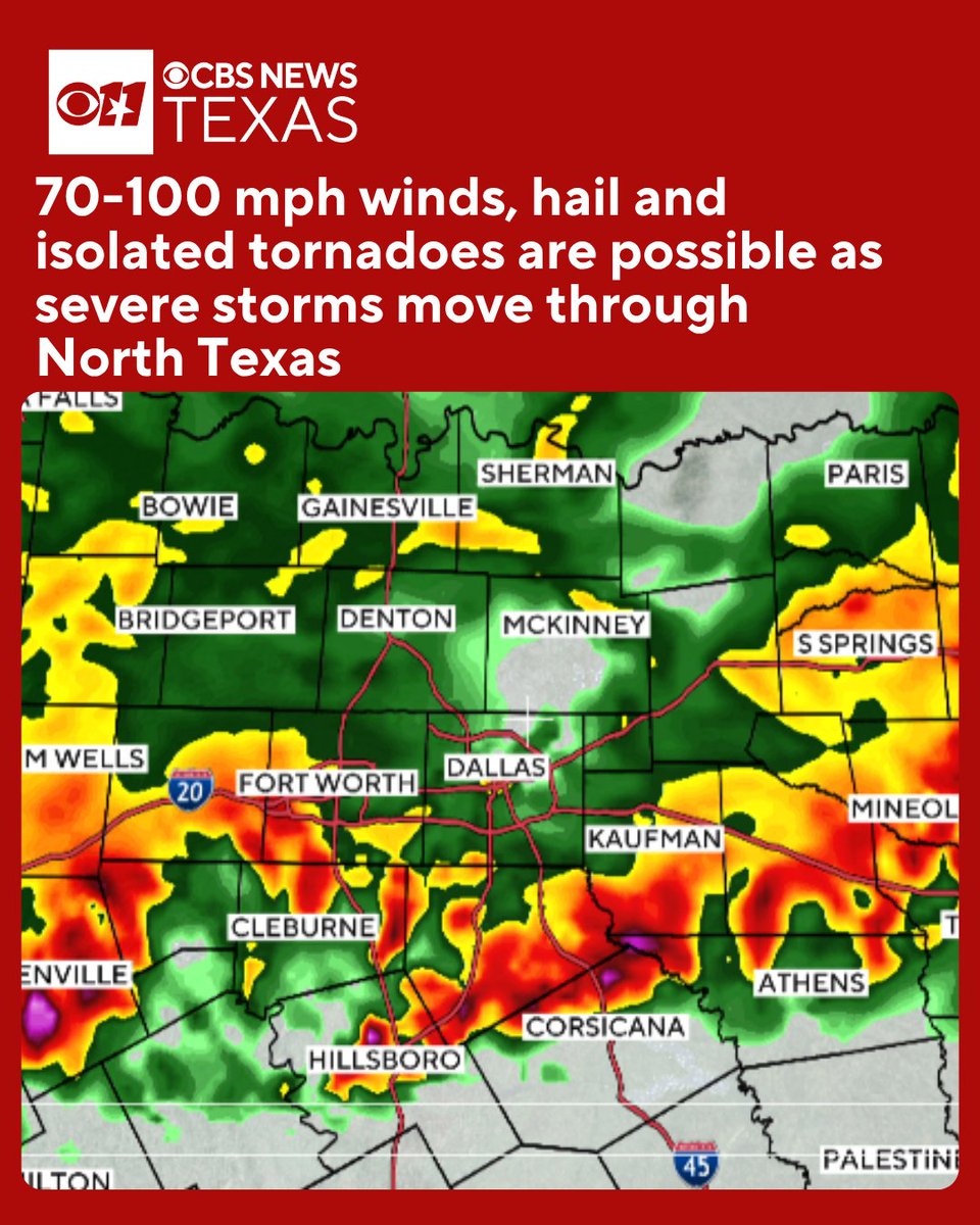 100 MPH Winds in North Texas Leave 50,000+ Without Power Amid Multi ...