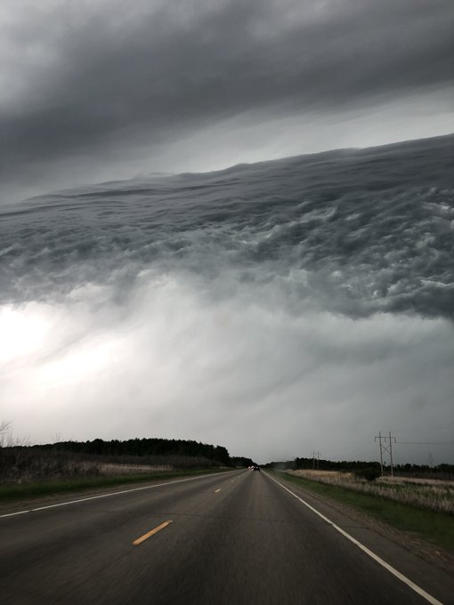 May 14 Fog Tsunami Rolls Over Lake Michigan Near South Haven with ...