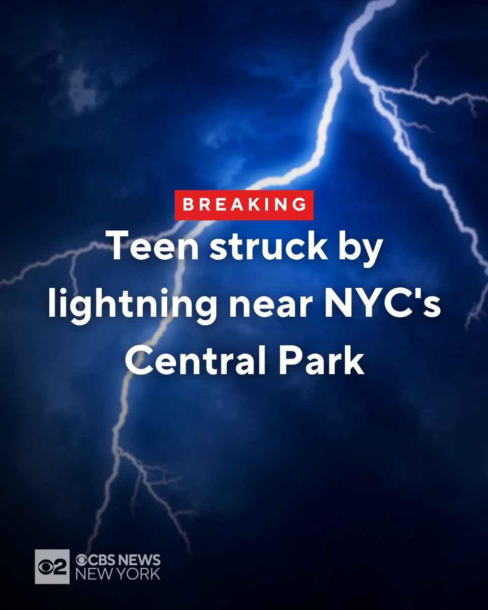 15-Year-Old Boy Struck by Lightning in Central Park, Suffering Second ...