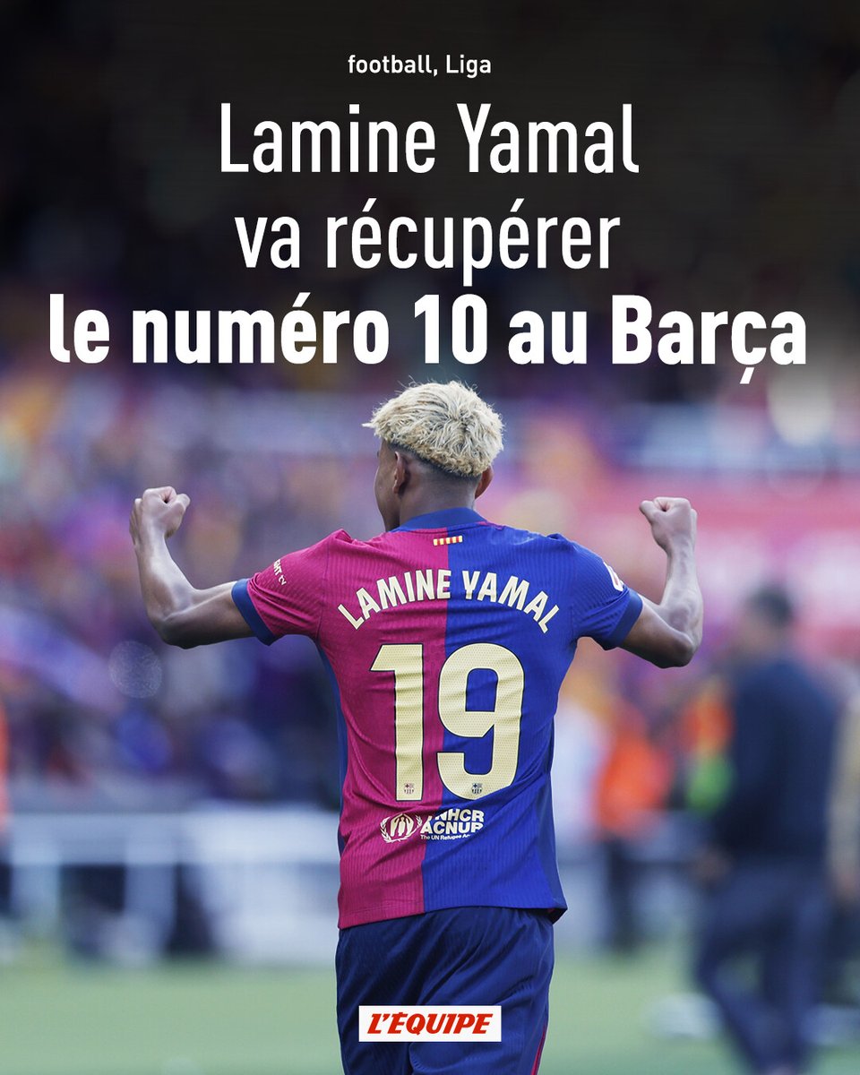 17-Year-Old Lamine Yamal to Inherit Barcelona's Number 10 Jersey with ...