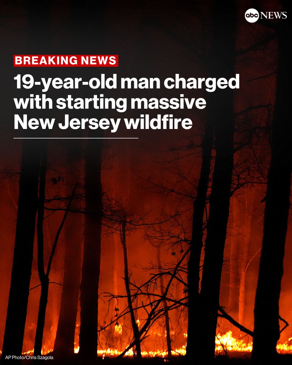 19-Year-Old Charged With Sparking 15,000-Acre New Jersey Wildfire, Now ...