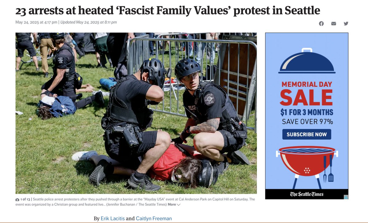 23 Arrested at MayDay USA Rally in Seattle; Mayor Harrell Faces ...