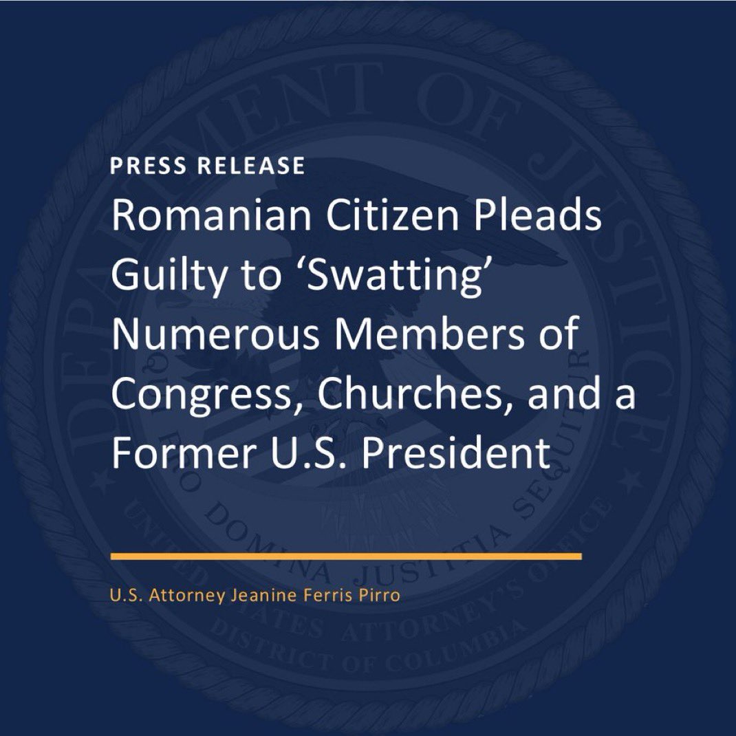 26-Year-Old Romanian Pleads Guilty to Swatting Over 75 US Officials ...