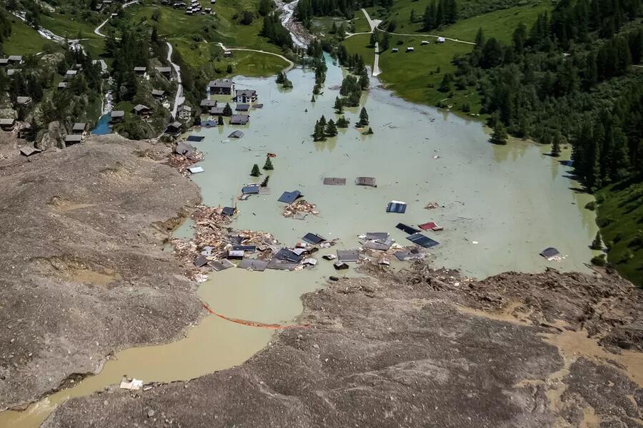 May 28 Glacier Collapse Buries Swiss Village of Blatten Under 100-Meter ...