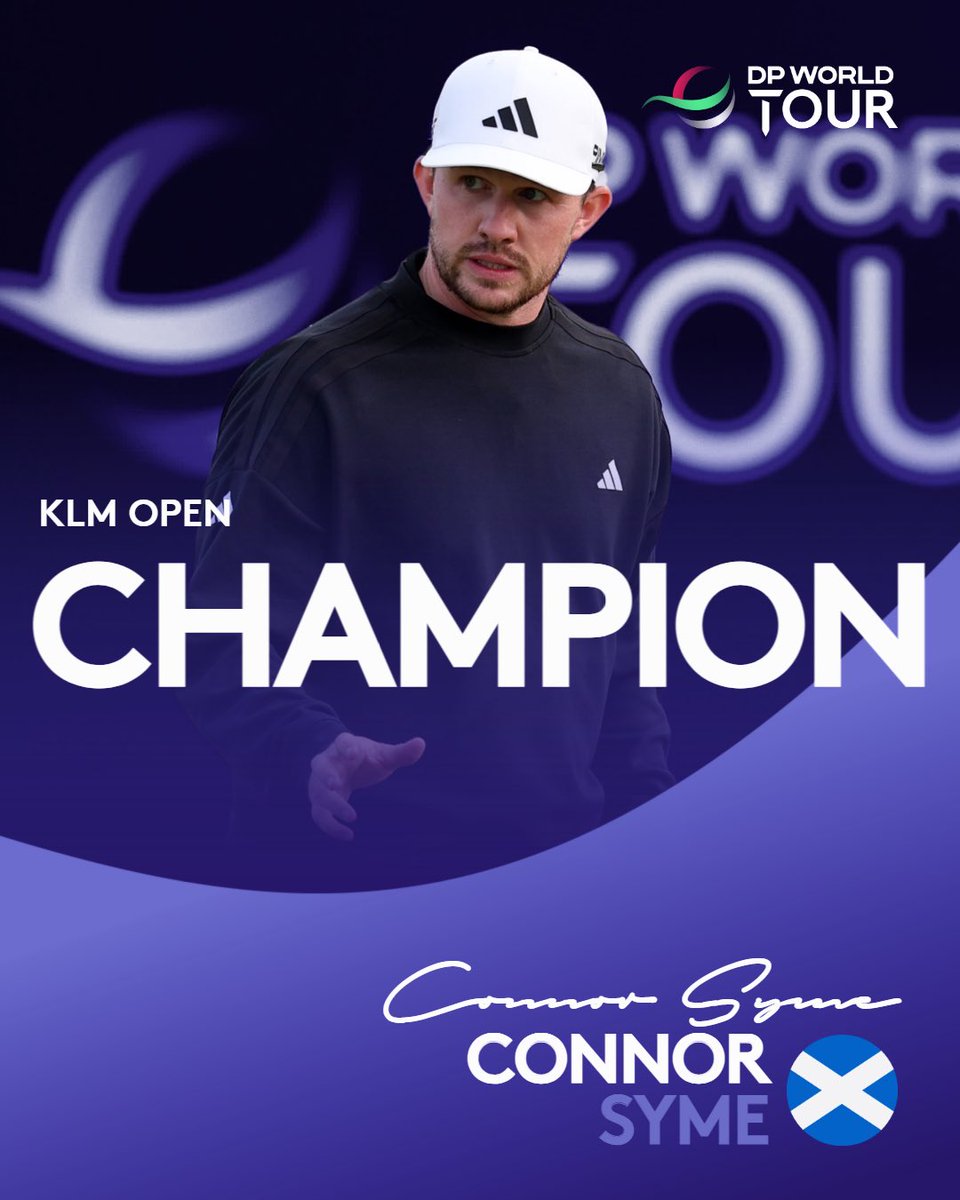 29-Year-Old Connor Syme Wins 2025 KLM Open by Two Shots, First Scotsman ...