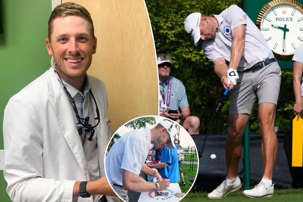 34-Year-Old Pittsburgh Dentist Matt Vogt, 6-Foot-6, To Hit Opening Tee ...
