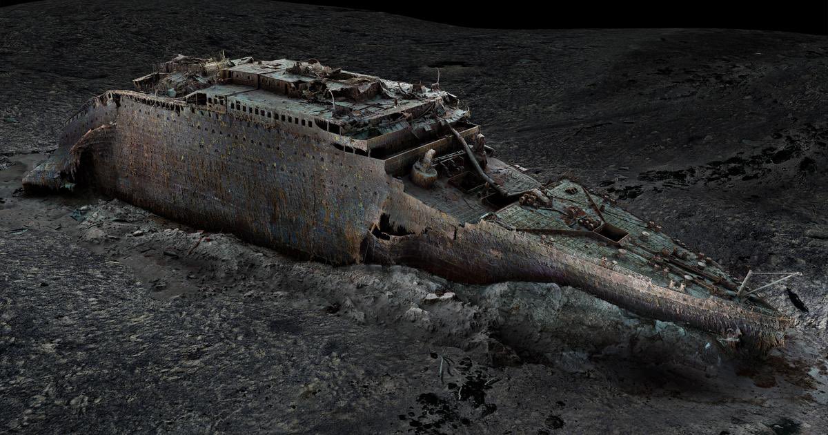 3D Scan of Titanic Wreck at 3.8 Kilometers Deep Reveals New Insights ...