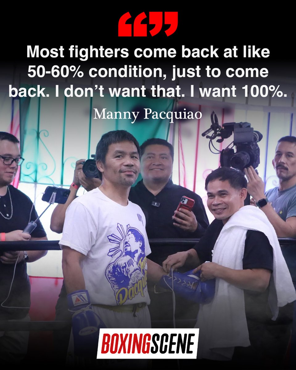 46-Year-Old Manny Pacquiao Returns from Four-Year Retirement to Face ...