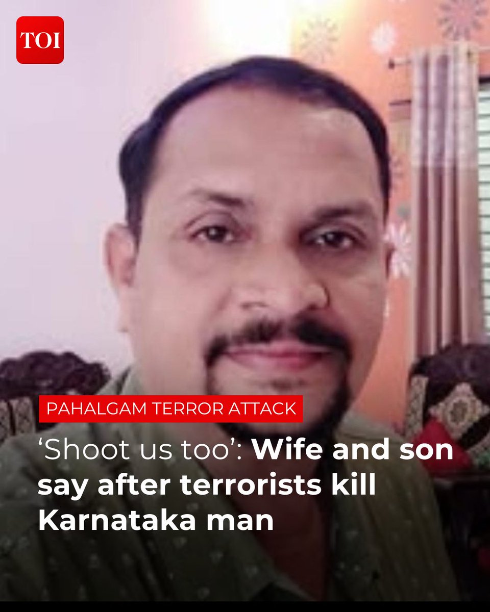47-Year-Old Shivamogga Realtor Manjunath Rao Shot Dead in Pahalgam ...