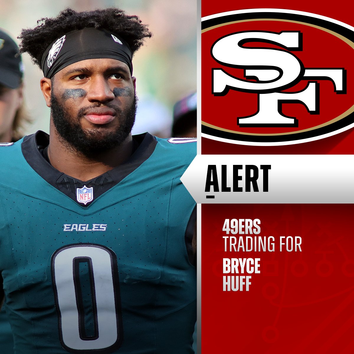 49ers Land DE Bryce Huff From Eagles for Conditional 2026 Mid-Round ...