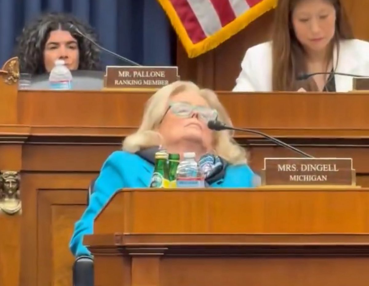 71-Year-Old Rep. Debbie Dingell (D-MI) Falls Asleep in Hearing, Sparks Outcry | DeepNewz US ...