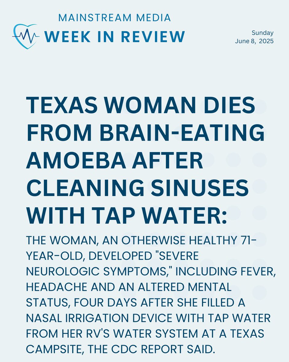 71-Year-Old Texas Woman Dies From Rare Brain-Eating Amoeba After Using ...