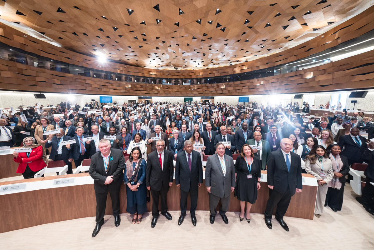 78th World Health Assembly in Geneva Adopts Pandemic Accord, $4 Billion ...