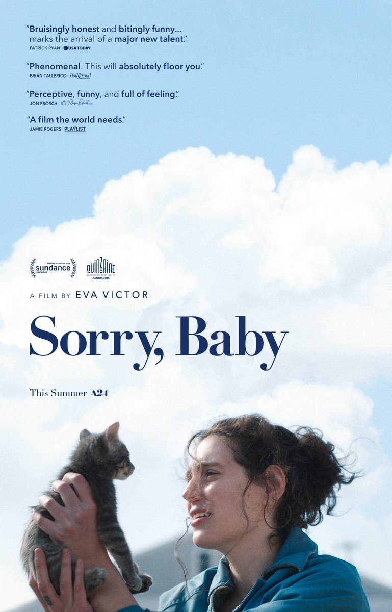 A24 Unveils Poster for Eva Victor’s ‘Sorry Baby’ Starring Naomi Ackie ...