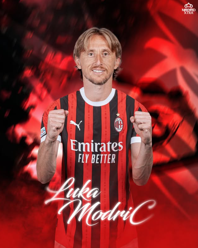 AC Milan Signs Luka Modric on One-Year Deal After 13 Seasons at Madrid ...