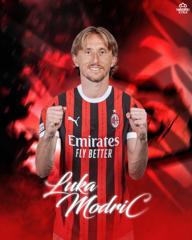 AC Milan Signs Luka Modrić on One-Year Deal After Real Madrid Exit ...