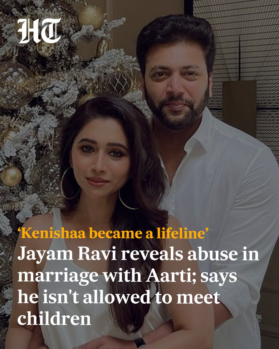 Actor Ravi Mohan Accuses Wife of Abuse, Denies Claims, Confirms ...