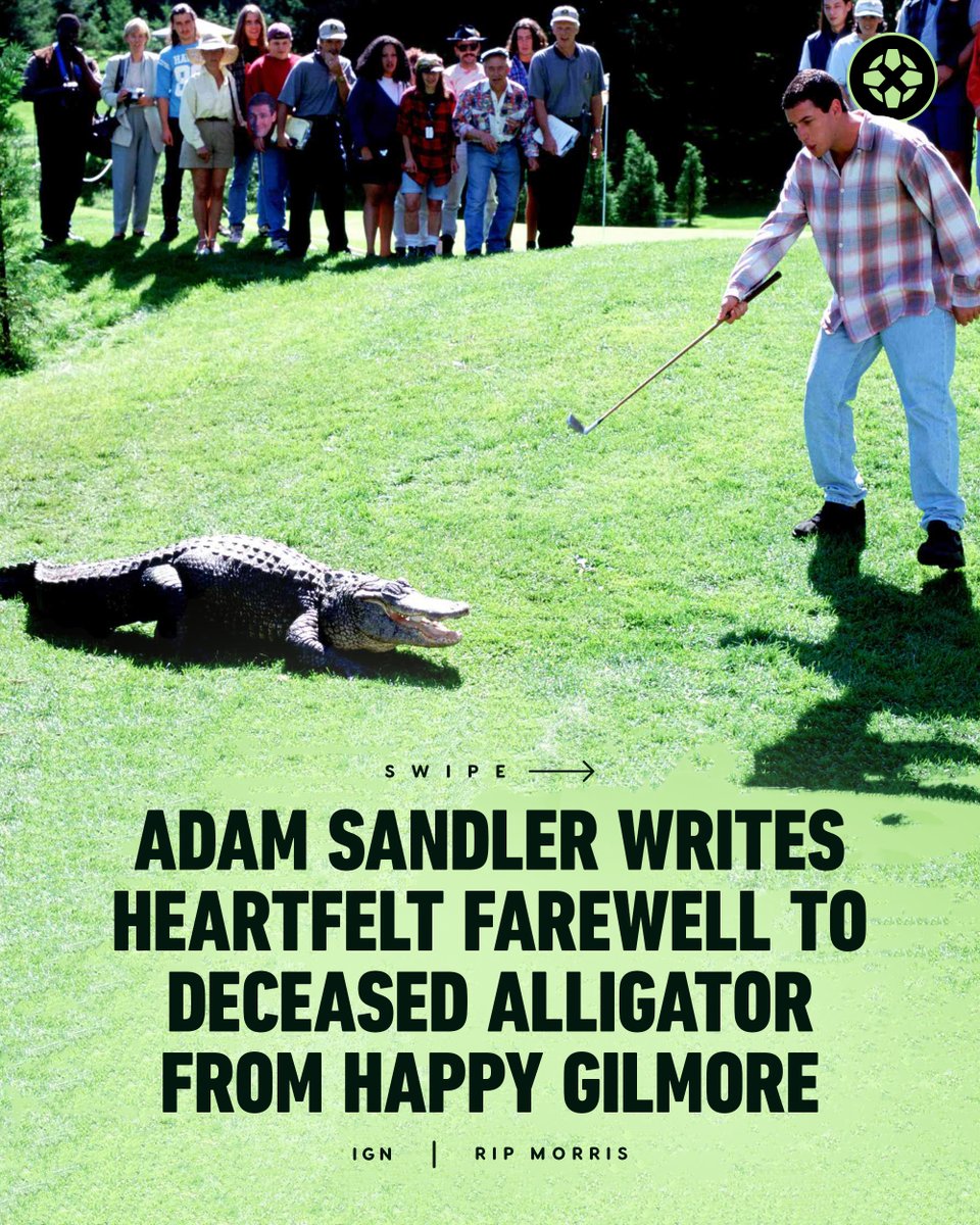 Adam Sandler Mourns 9-Foot-Long American Alligator Morris from 'Happy ...