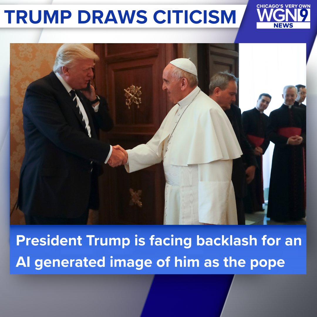 AI Pope Image of Trump Sparks Catholic Rebuke; President Labels Post a ...