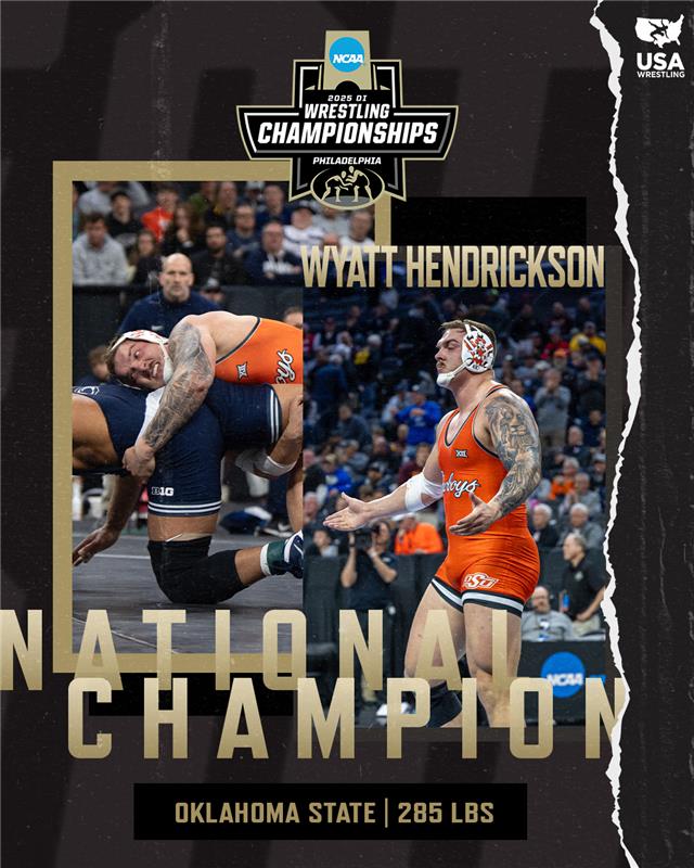 Air Force's Wyatt Hendrickson Upsets Gable Steveson 5-4 in NCAA ...