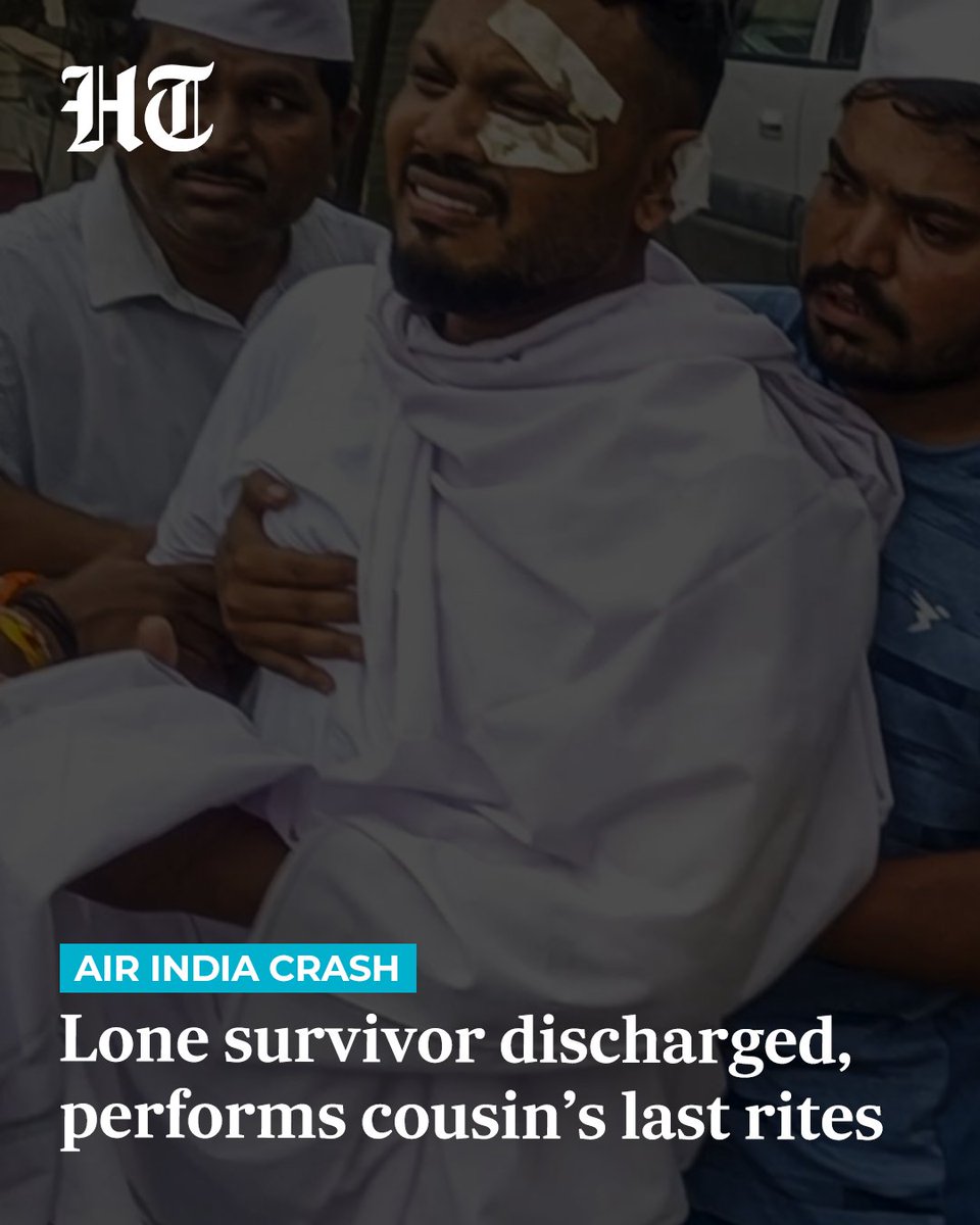 Air India Flight AI-171 Survivor Attends Brother’s Funeral After Crash That Killed 241 ...