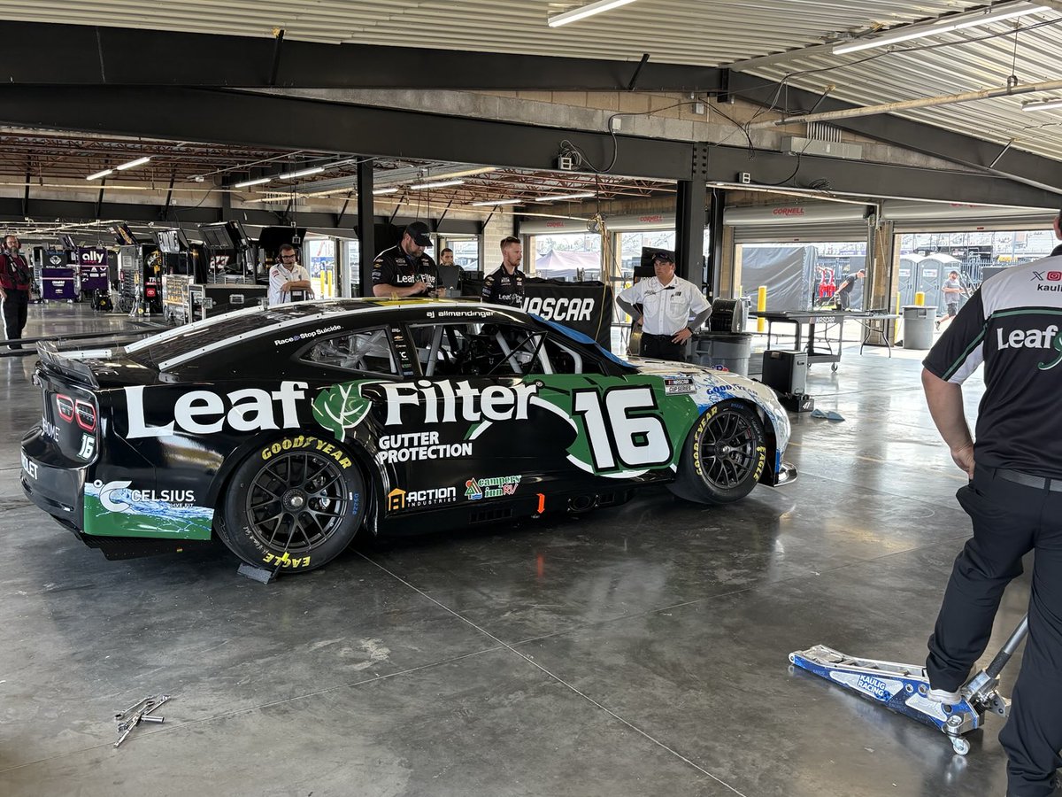 AJ Allmendinger’s Kaulig Racing Team Penalized with Rear Start, Stop ...