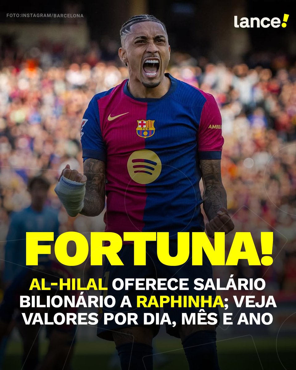 Al-Hilal Offers Raphinha $200 Million, R$ 1.1 Billion Over Four Years ...