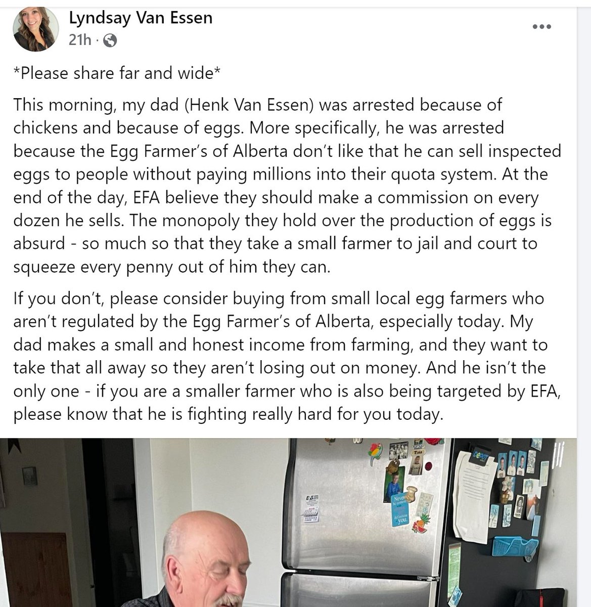 Alberta Farmer Hank Van Essen Arrested by Five RCMP Cruisers for ...