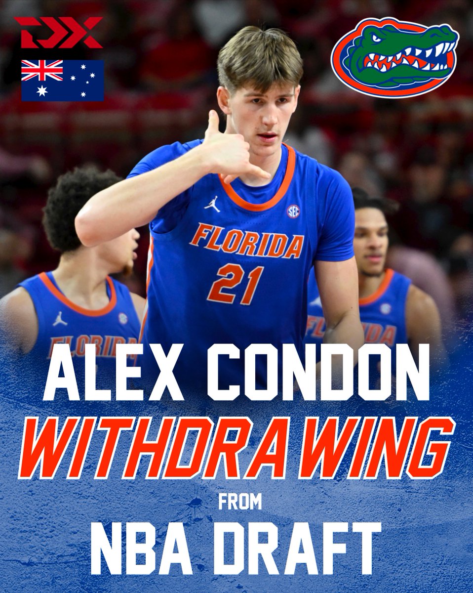 Alex Condon Withdraws From 2025 NBA Draft, Returns to Florida Gators ...