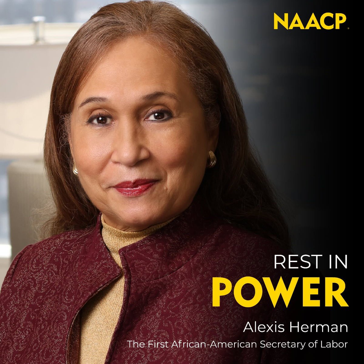 Alexis Herman, First African-American U.S. Secretary of Labor Under ...