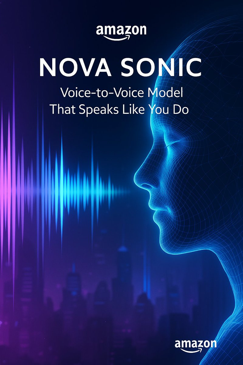 Amazon Launches Nova Sonic AI Voice Model for Real-Time Speech Processing and Human-Like ...