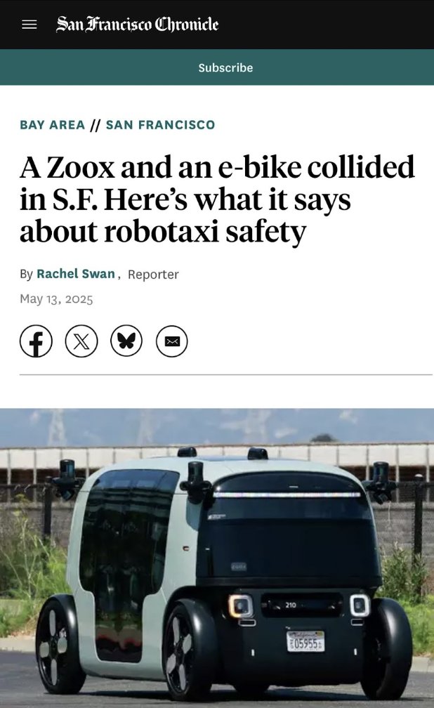 Amazon-Owned Zoox Issues Voluntary Recall After Robotaxi Crashes ...