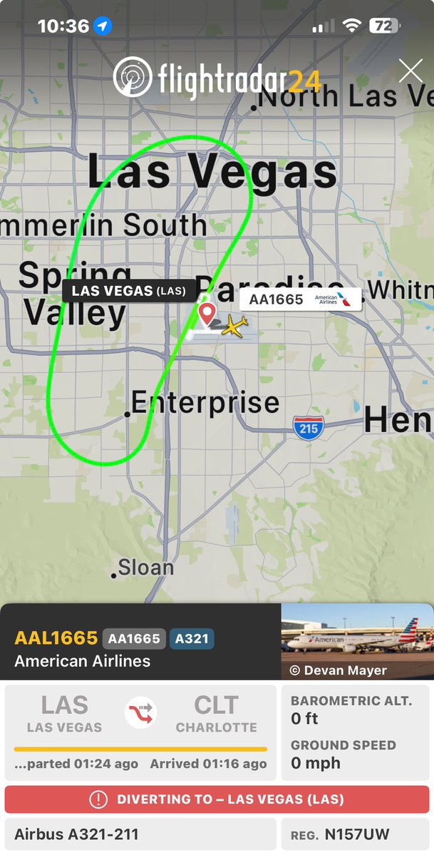 American Airlines Flight 1665 Makes Safe Las Vegas Return After Engine ...