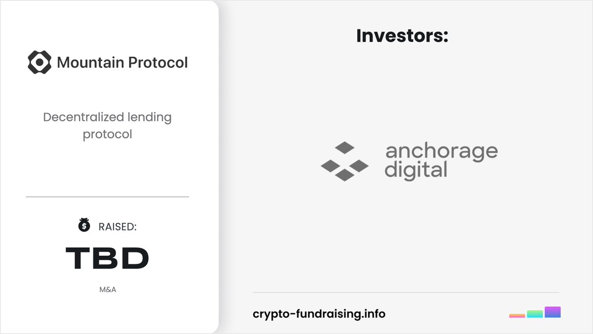 Anchorage Digital to Acquire Mountain Protocol, Pending Regulatory Approval, Adding USDM Yield ...