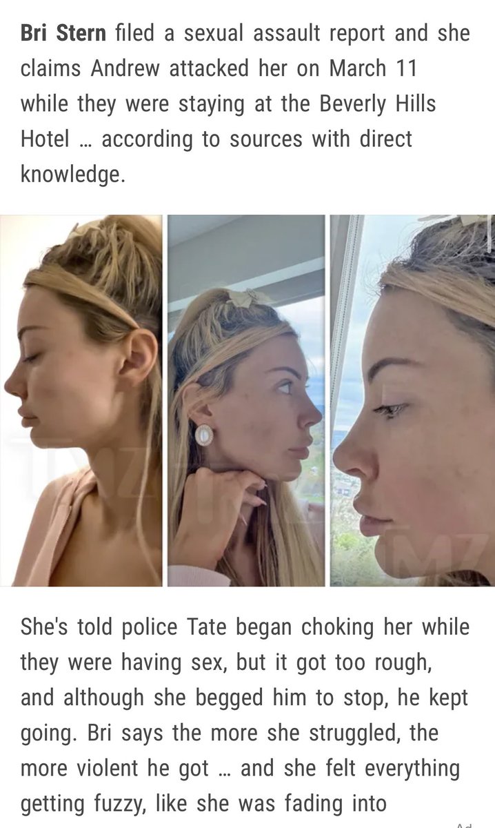 Andrew Tate Accused of Choking Girlfriend Bri Stern at Beverly Hills ...