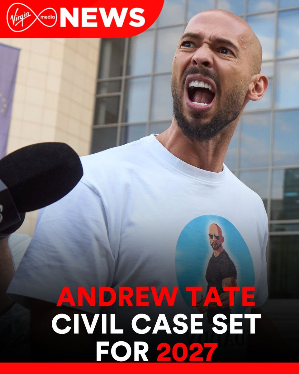 Andrew Tate Faces 2027 UK Civil Trial as Four Women Seek £100,000 in ...