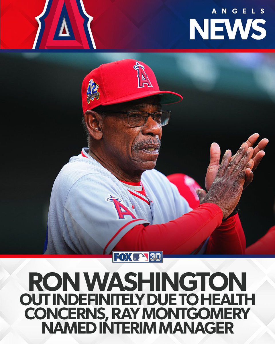 Angels Manager Ron Washington Takes Indefinite Leave; Ray Montgomery ...