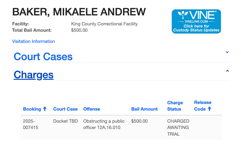 Antifa Militants Including Mikaele Andrew Baker Arrested at Seattle ...