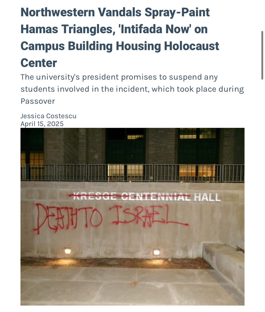 Antisemitic Graffiti Including 'Death to Israel' and Hamas Symbols ...