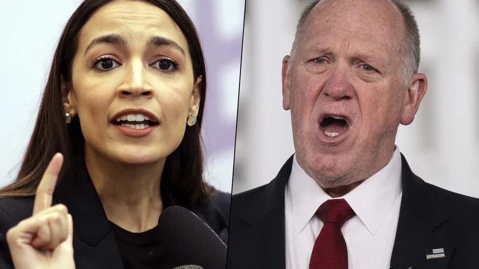 AOC Defies Border Czar Homan at Queens Town Hall Over DOJ Threat for ...