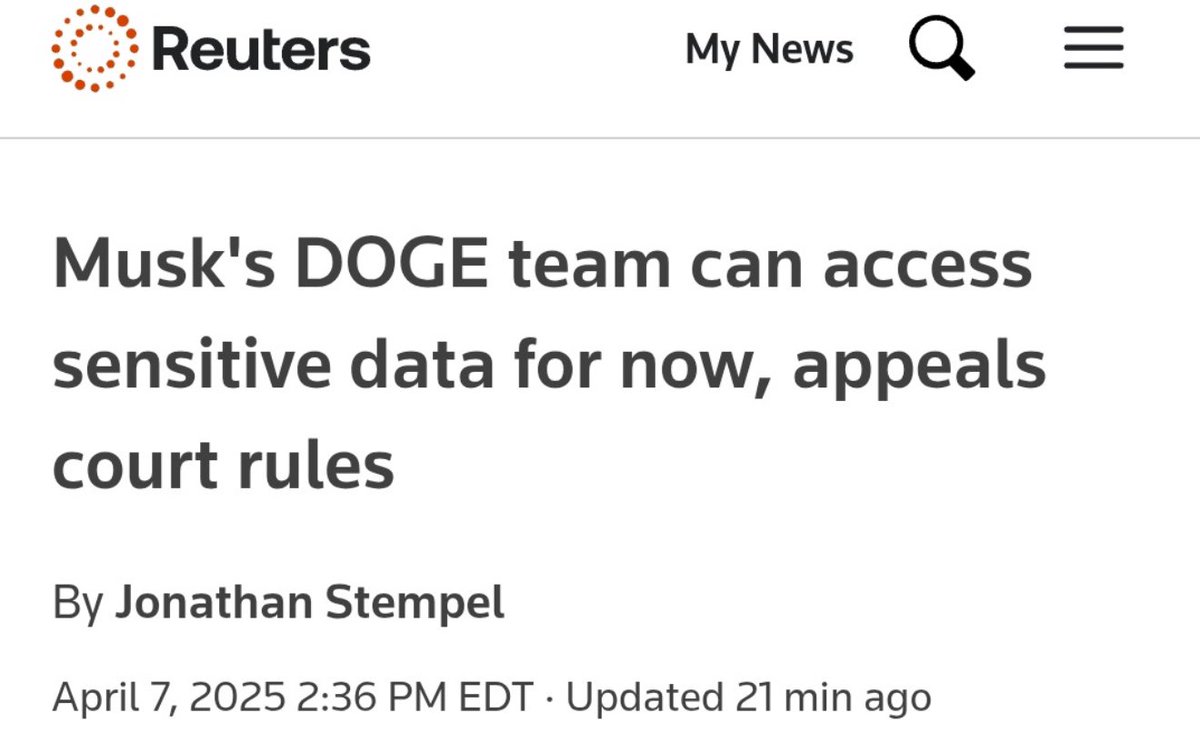 Appeals Court Grants Elon Musk's DOGE Access to Sensitive Data at Education and OPM in 2-1 ...