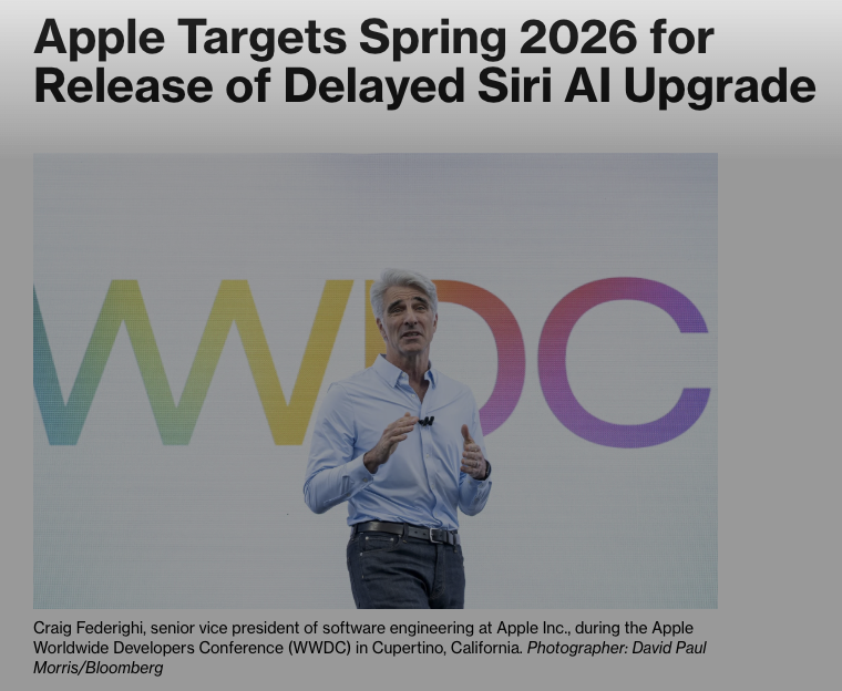Apple Delays Siri AI Upgrade to Spring 2026 With iOS 26.4, Integrating Personal Data; Excludes ...