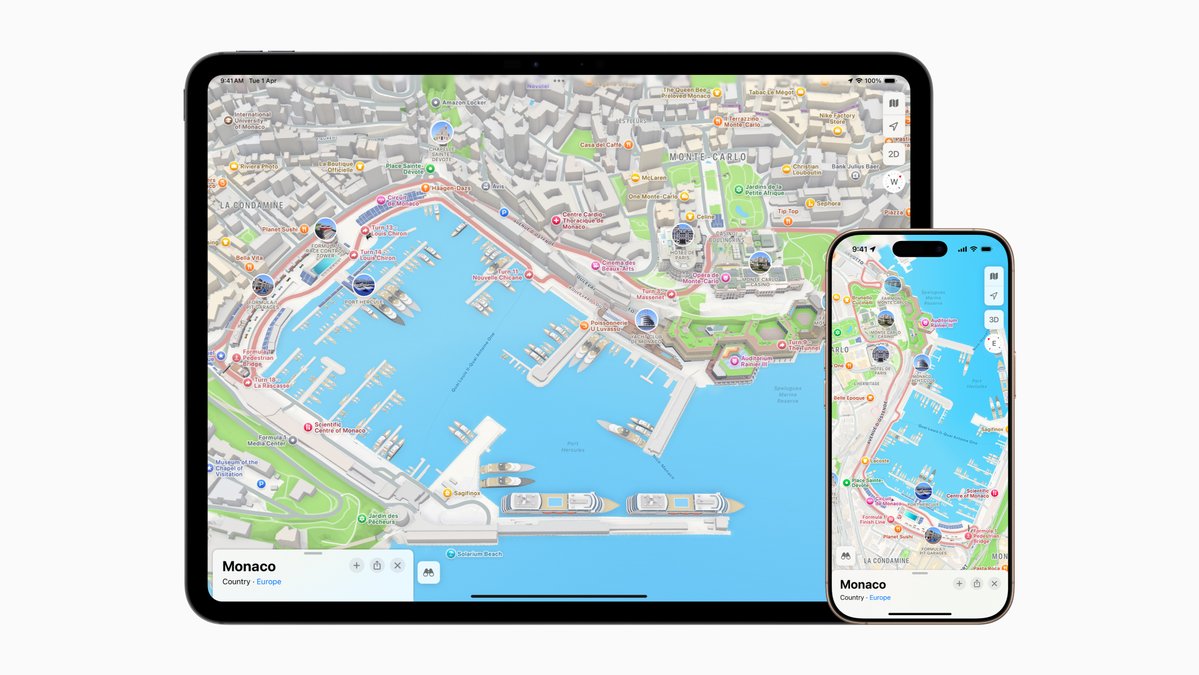 Apple Inc. Maps Adds 3D Monaco Grand Prix Circuit and Custom City ...