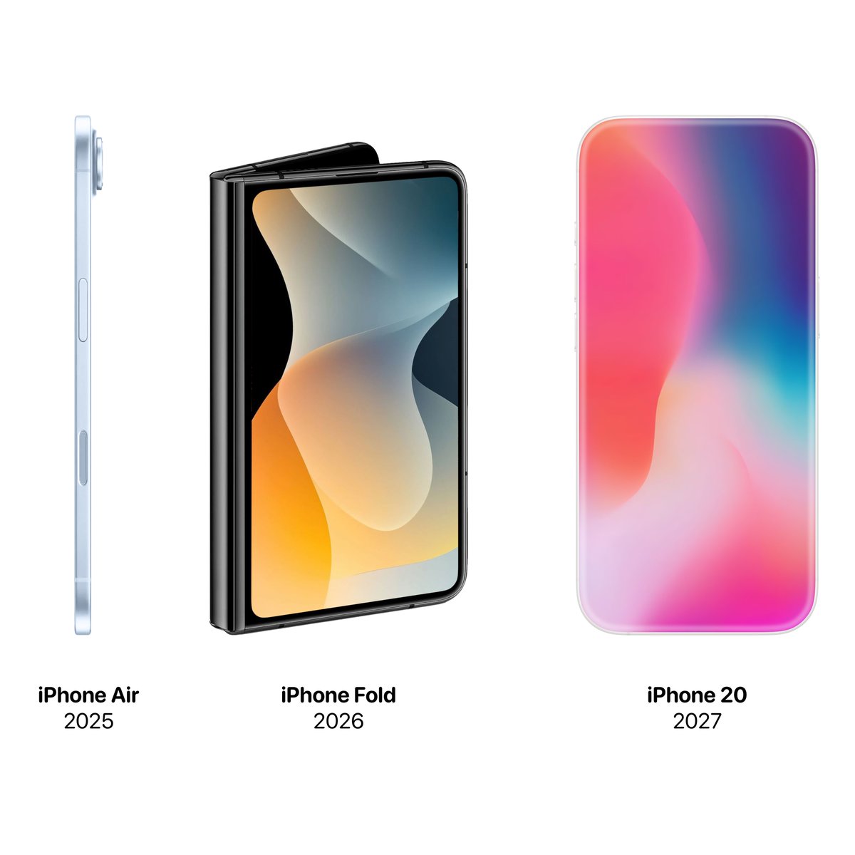 Apple Plans Three-Year iPhone Overhaul With Foldable Model in 2026 ...