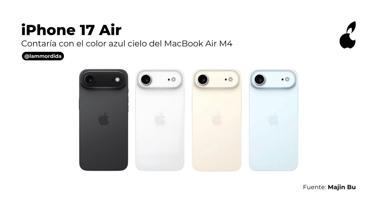 Apple’s iPhone 17 Air to Feature Exclusive Sky Blue Color, Titanium ...