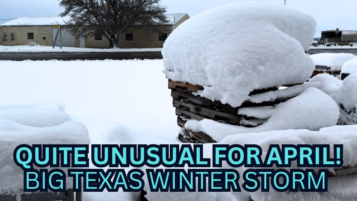 April Winter Storm Brings Several Inches of Snow and Hazardous Road ...