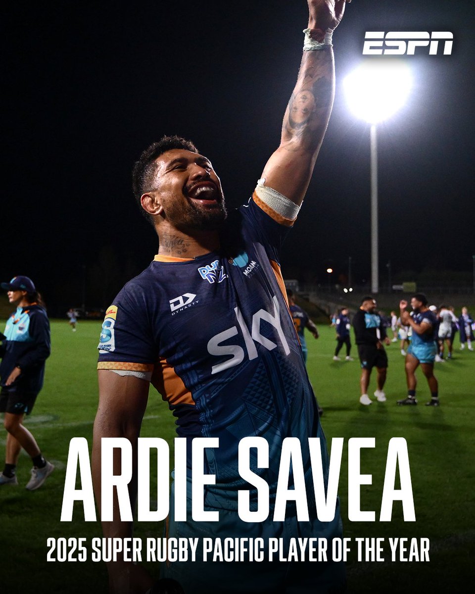 Ardie Savea, Moana Pasifika Captain, Wins Inaugural 2025 Super Rugby ...