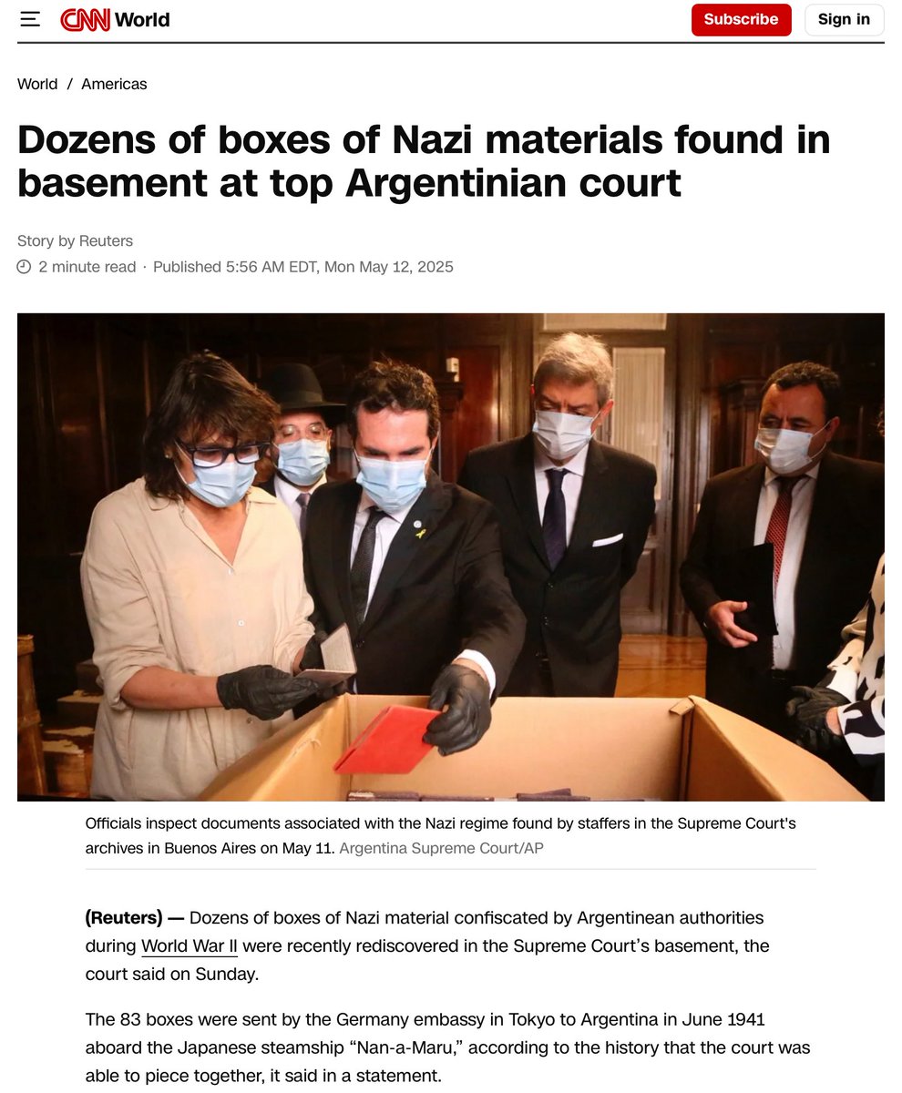 Argentina’s Supreme Court Finds About 80 Boxes of 1941 Nazi Propaganda ...