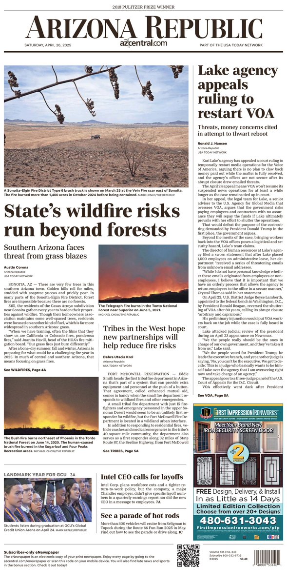 Arizona Communities Confront Rising Grass Fires Burning More Homes in ...