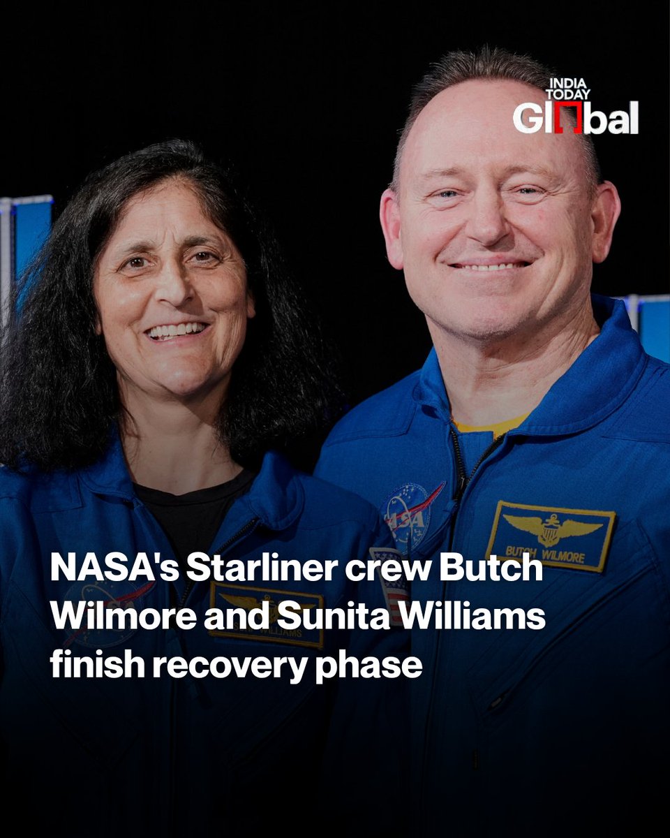 Astronauts Butch Wilmore and Sunita Williams Complete 45-Day Recovery ...
